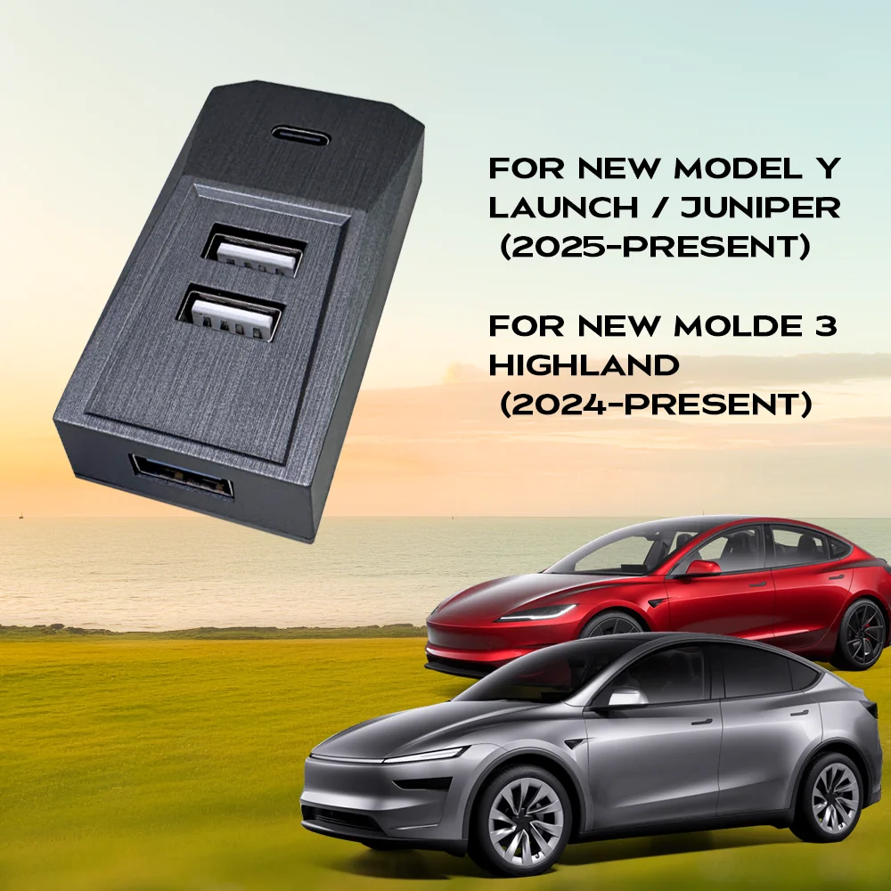 Tesla Extension Cord DGXWLLW USB Hub For Tesla Model Y Juniper 2025 ...