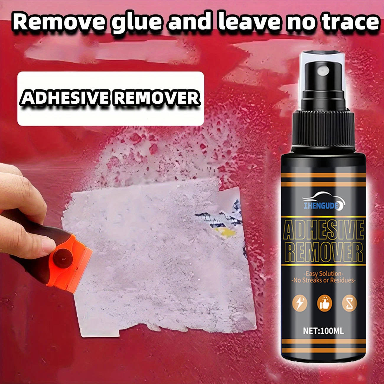 Multi-Purpose Adhesive Remover, Suitable for Glass, Tiles, Metal, and ...