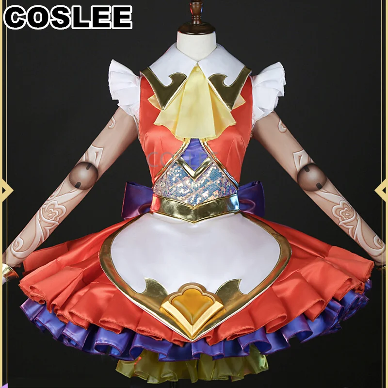 COSLEE-Game-LOL-Spatula-Orianna-Reveck-Cosplay-Costume-The-Lady-of ...