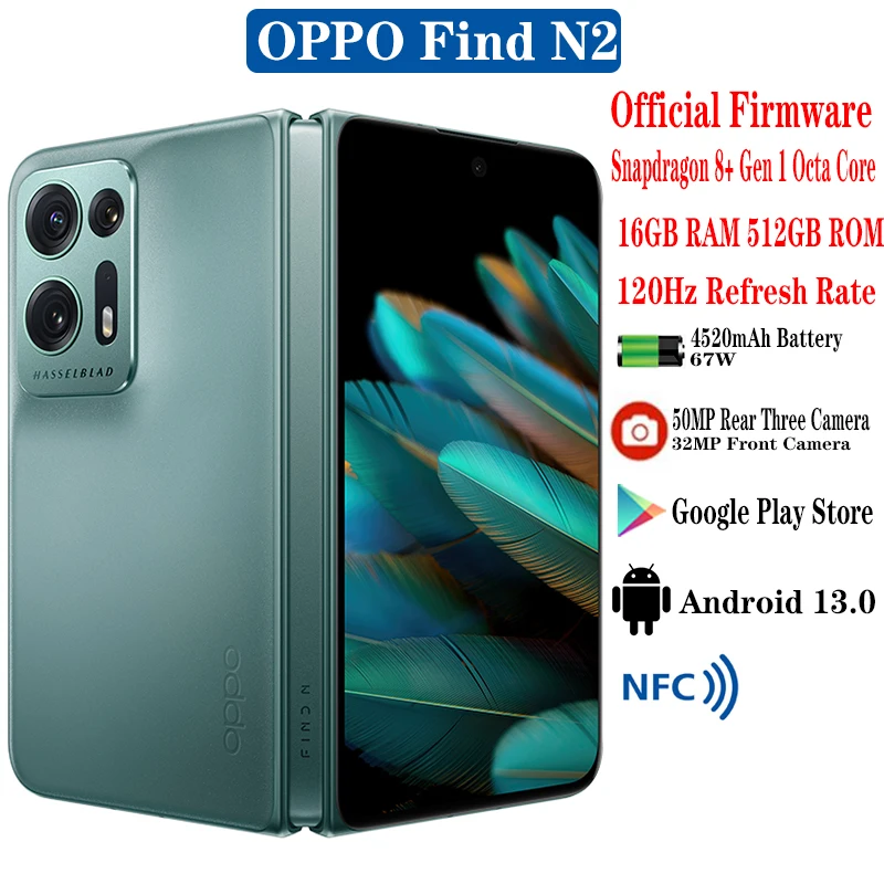 Oppo teléfono inteligente Find N2 plegable, Smartphone 5G de 7,1 ...