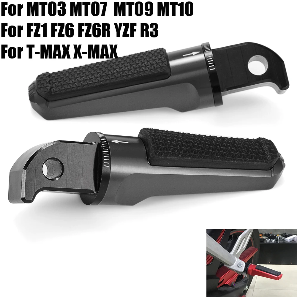 Rear-Passenger-Foot-Peg-Footrests-For-Yamaha-YZF-R3-FZ1-FZ6-MT03-MT07 ...