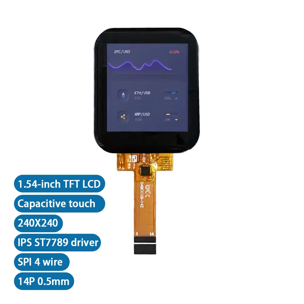 1-54-inch-TFT-lcd-capacitive-touch-screen-st7789-IPS-240-240-4-wire ...