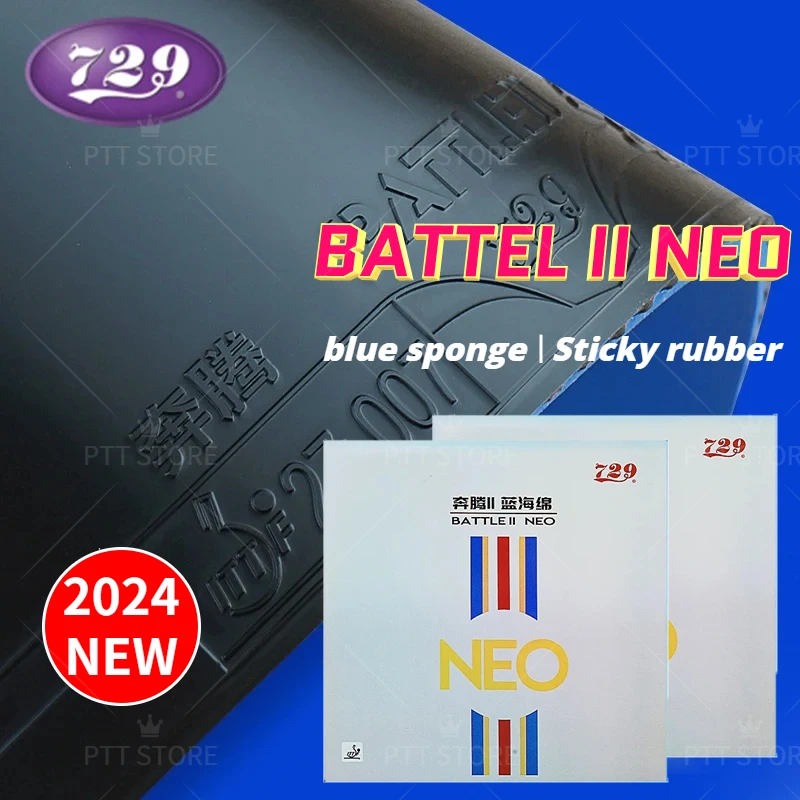 729-Friendship-Battle-2-NEO-Battle-Blue-Sponge-Table-Tennis-Rubber ...