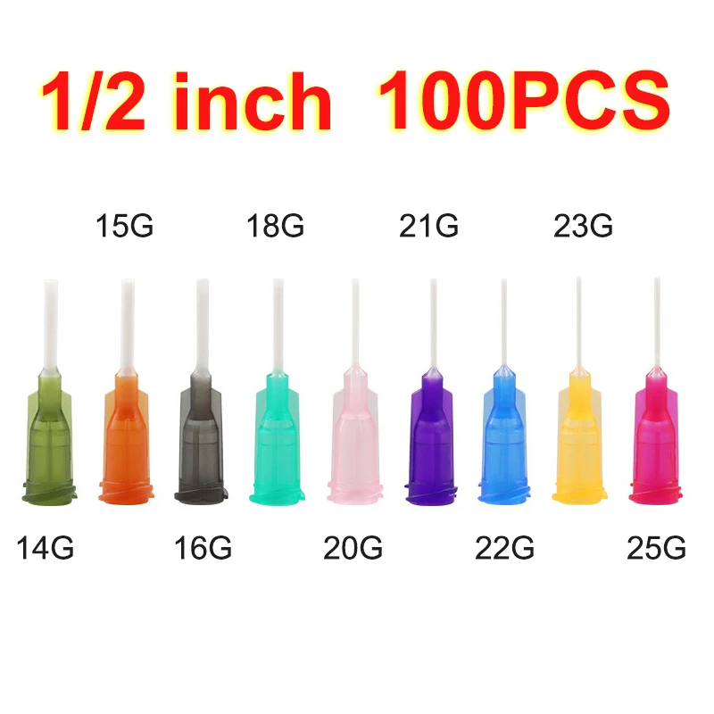 0.5inch PP Scratch Proof Flexible Industrial Dispensing Needle 13mm ...