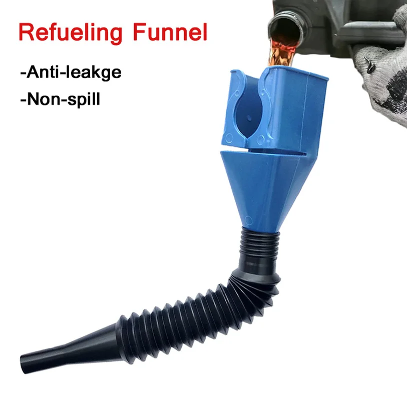 Foldable Telescopic Refueling Funnel for Car Truck Motorcycle Oil ...