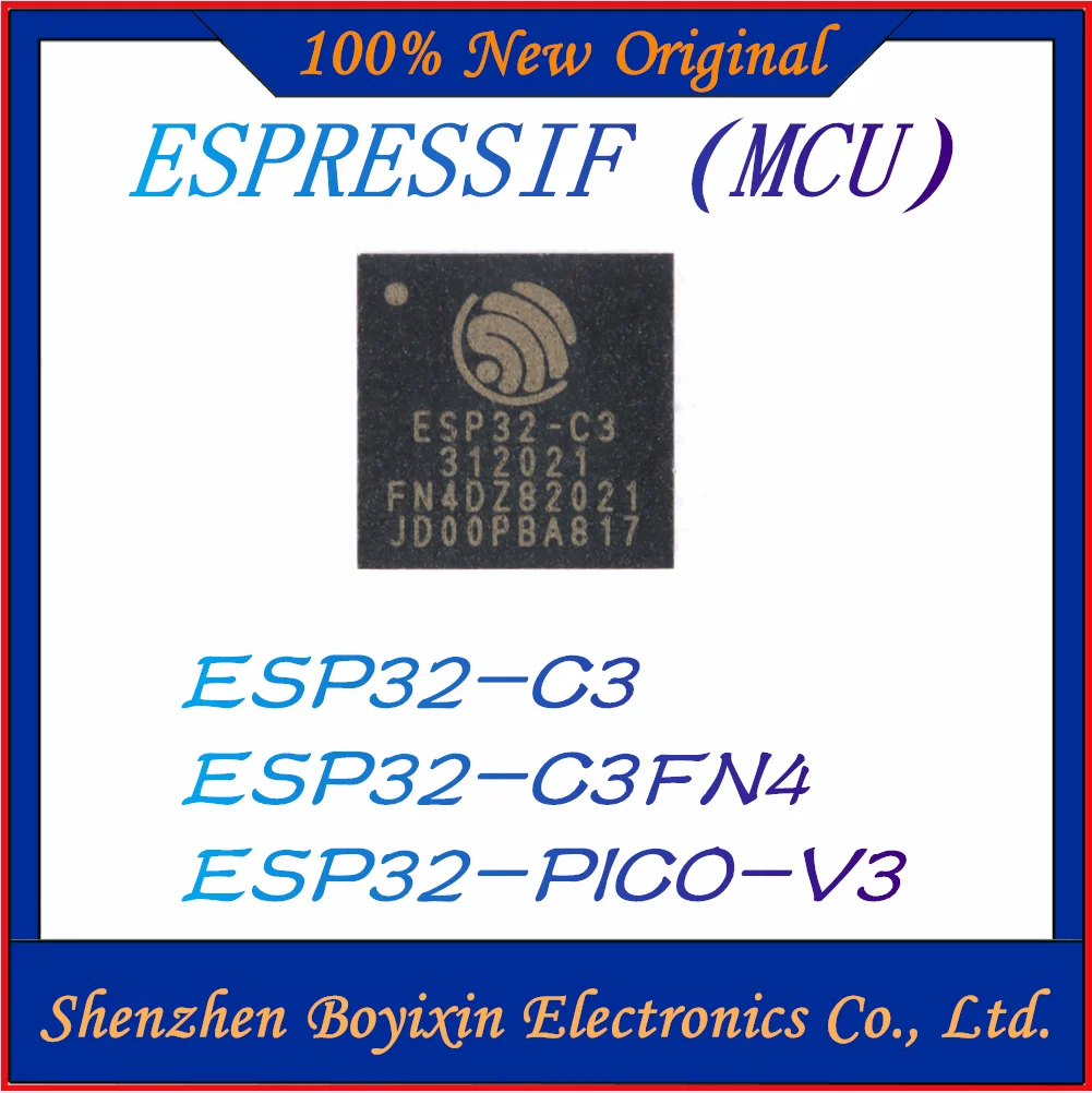 Esp32-c3 Esp32-pico-v3 Esp32-c3fn4 (espressif) (mcu/mpu/soc) Ic Chip ...