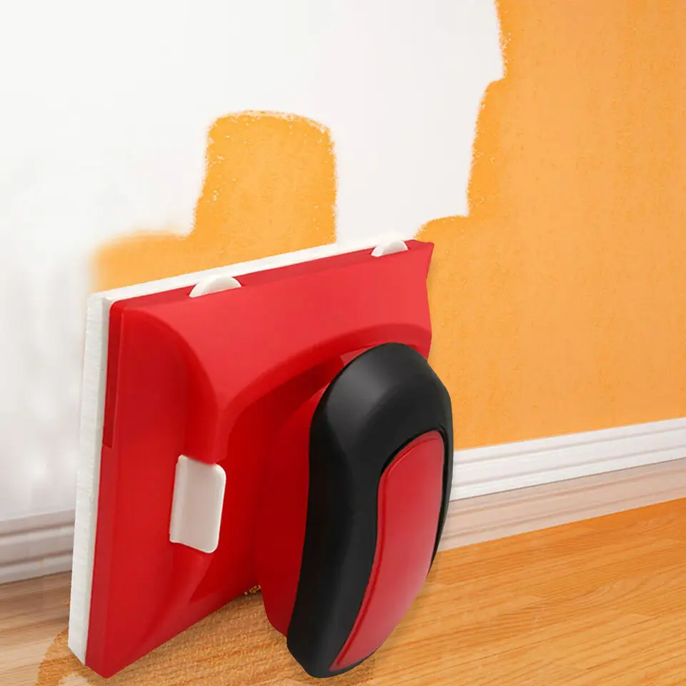 1pcs Red Paint Edger With Nylon Bristles Indoor Wall Cutting Edging ...