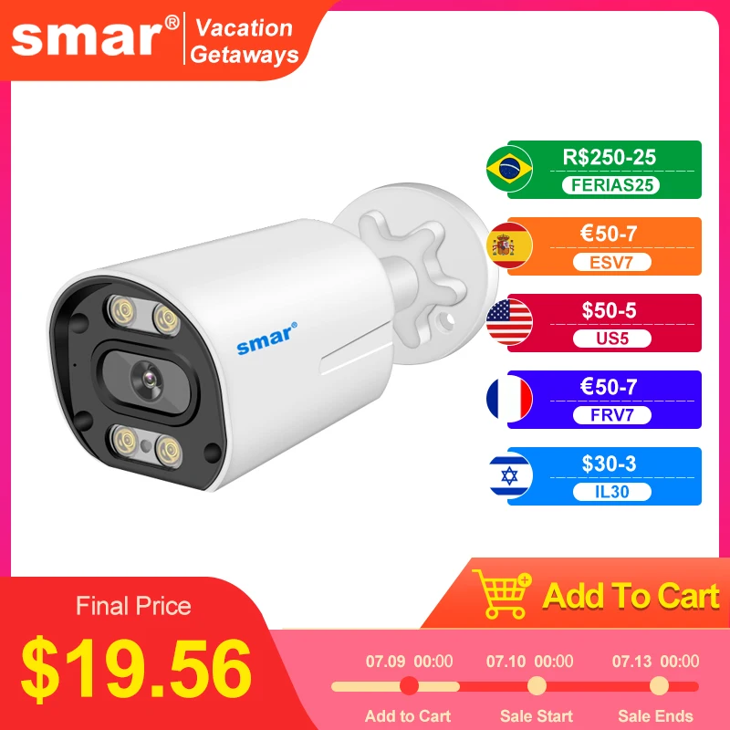 Smar-8MP-4K-POE-IP-Camera-Microphone-Built-in-Outdoor-Waterproof ...