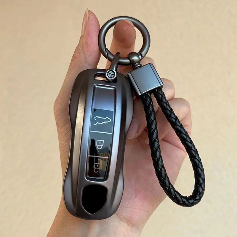 TPU Car Key Case Cover Shell Keychain Fob For Porsche Panamera Spyder ...