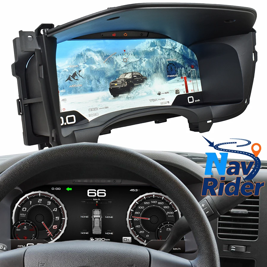 Linux Car LCD Digital Instrument Cluster Speedometer Dashboard Panel 15 ...