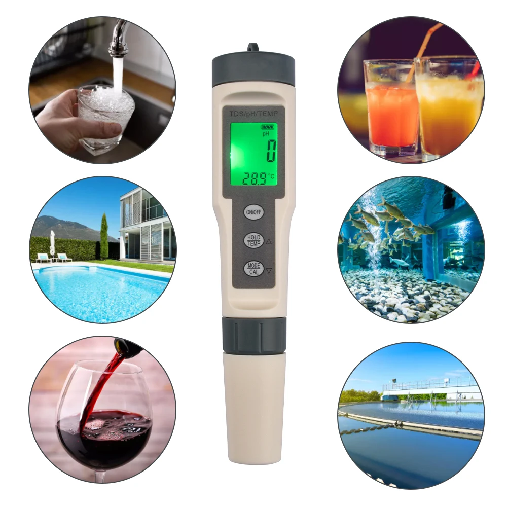 New-10-in-1-Water-Quality-Tester-YY-400-PH-TDS-TEMP-Digital-Water ...