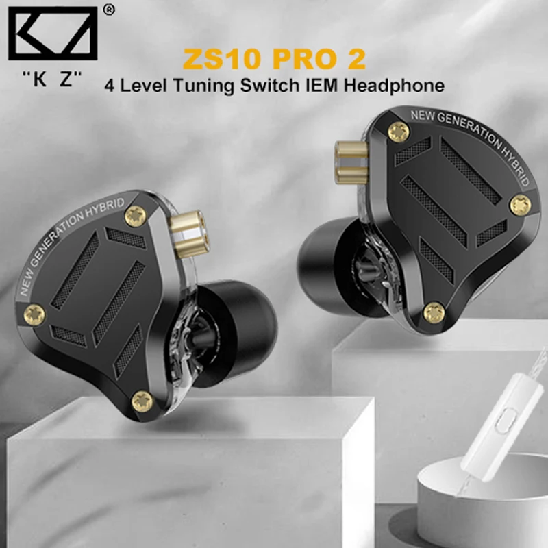 KZ-ZS10-Pro-2-IEM-auriculares-con-cable-controlador-h-brido-1DD-4BA ...
