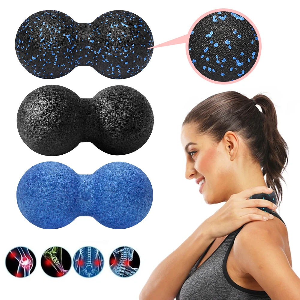 Peanut-Massage-Ball-Yoga-Roller-Relax-Tight-Muscles-Deep-Tissue-Roller ...