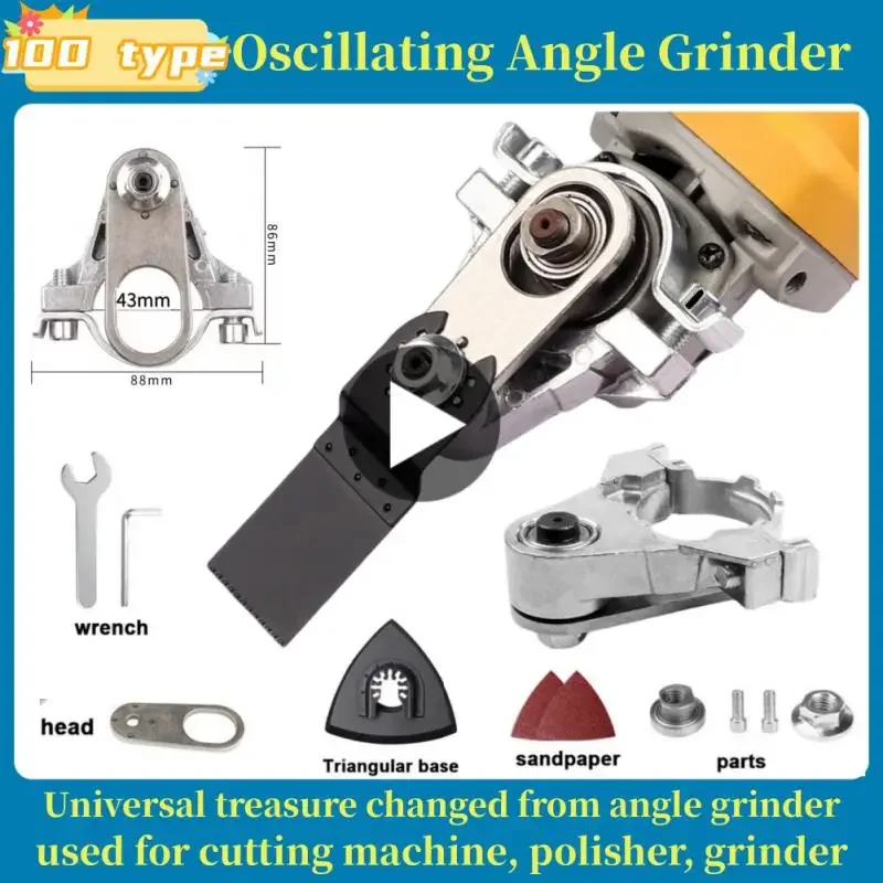 Angle-Grinder-Conversion-Universal-Head-Adapter-for-100-Type-Angle ...