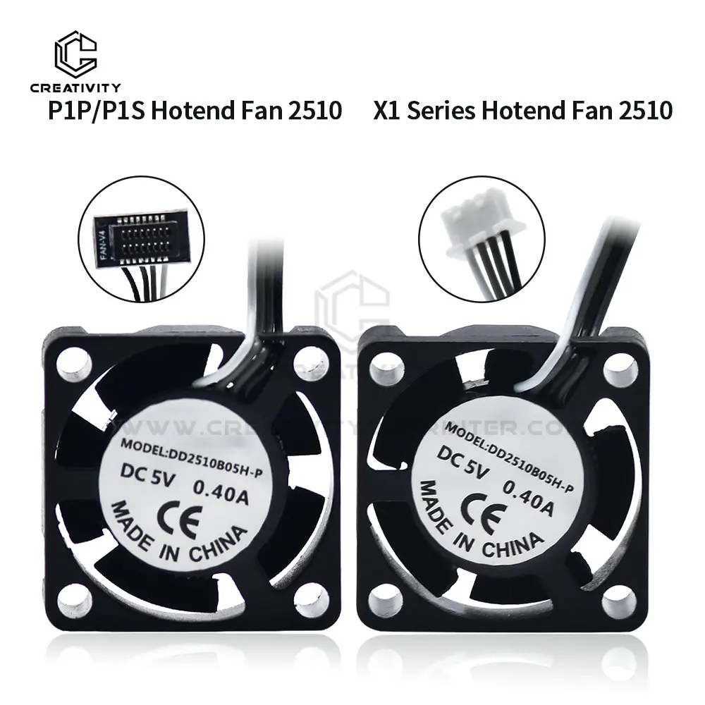 Lab-P1P-Thermistor-P1S-Ceramic-Cartridge-Heater-2510-5V-Cooling-Fan-For ...