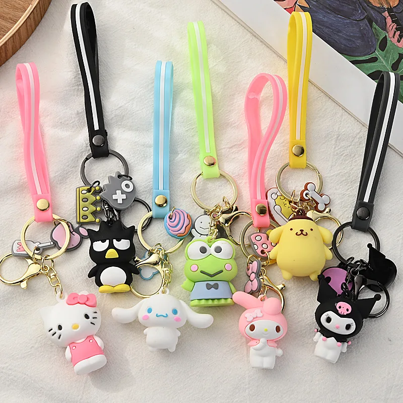 MINISO-Cute-Sanrio-Keychain-cartoon-character-Keychain-Hello-Kitty-My ...