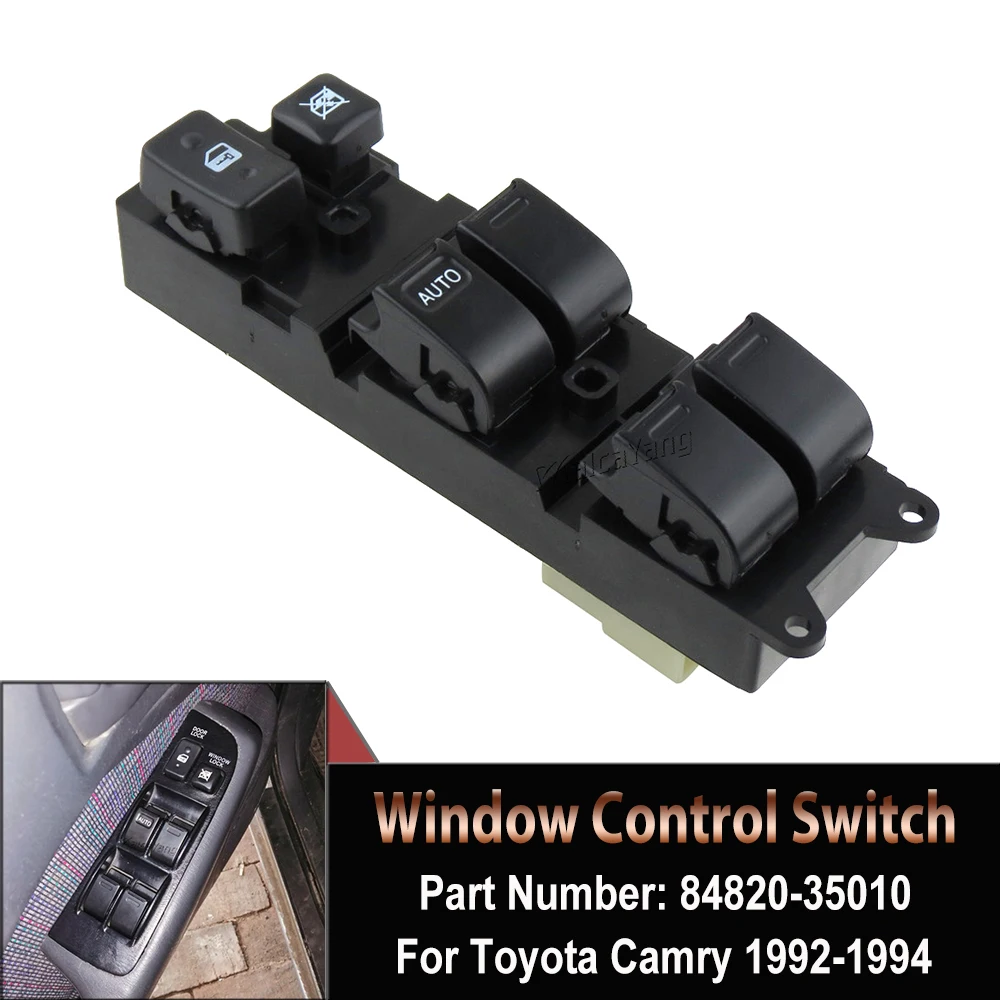 84820-35010 Electric Power Window Master Switch For Toyota Carina E ...