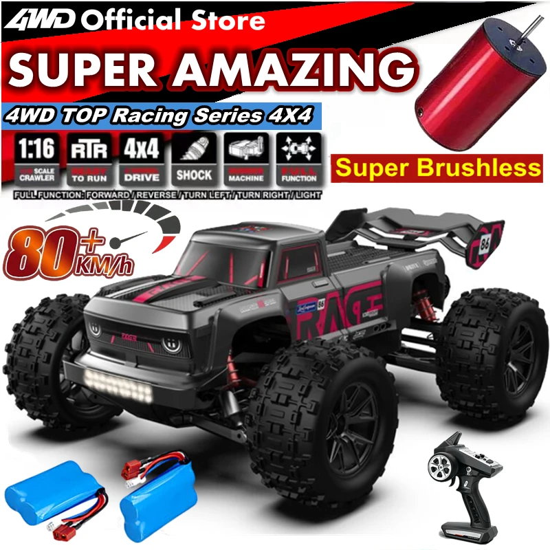 4WD-Remote-Control-Car-50KM-H-or-80KM-H-Super-Brushless-High-Speed ...