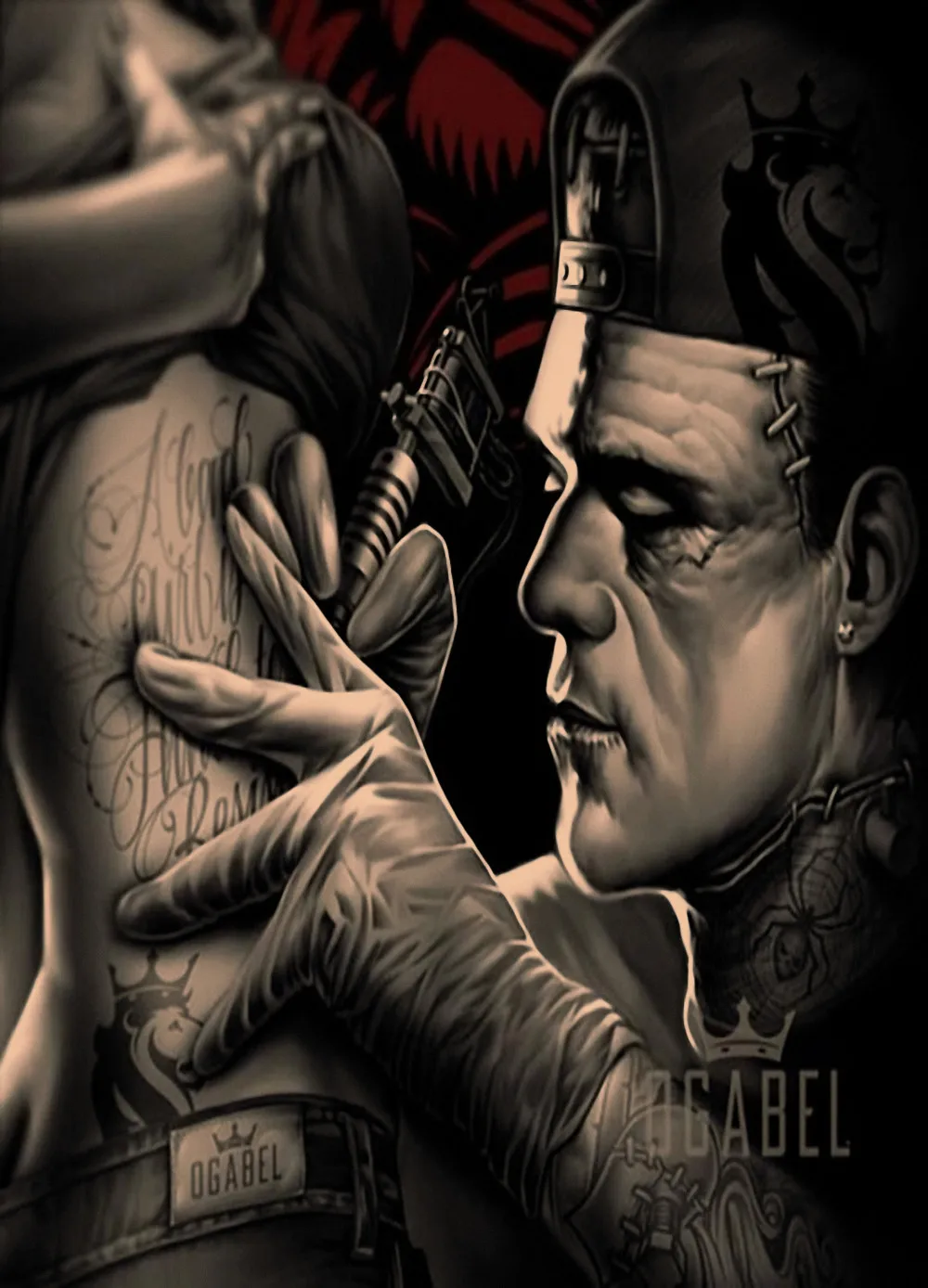 Og Abel Marilyn Monroe Poster