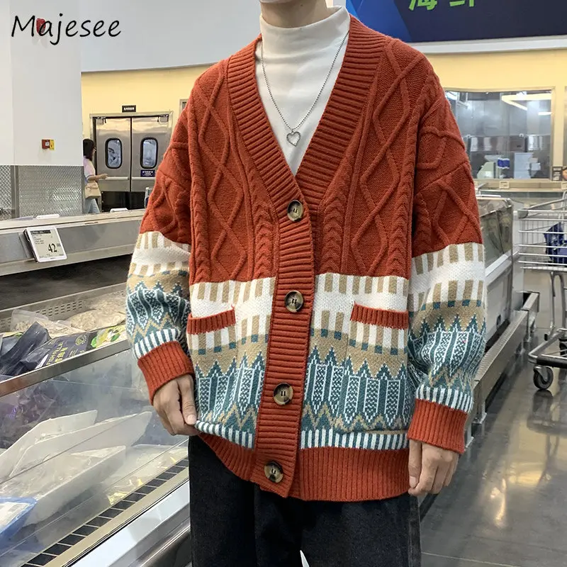 C-rdigan-Retro-Harajuku-para-hombre-su-ter-holgado-ropa-que-combina-con ...