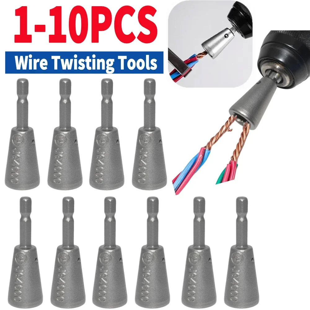1-10PCS Wire Twisting Tools High Carbon Steel Electrician Quickly Wire ...