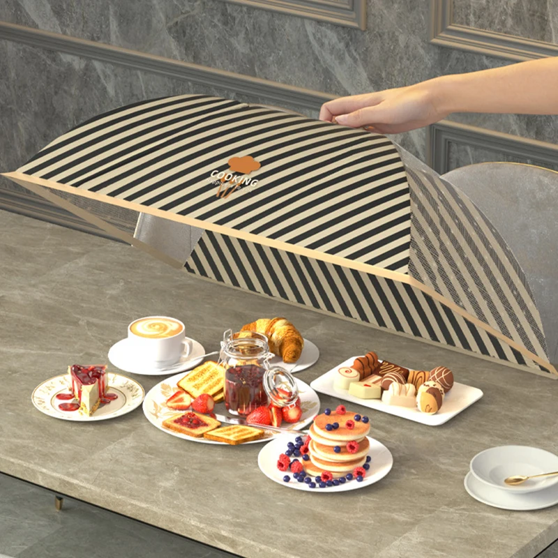 Foldable-Mesh-Food-Cover-Kitchen-Anti-Fly-Mosquito-Tent-Dome-Net-Umbrella-Picnic-Protect ...