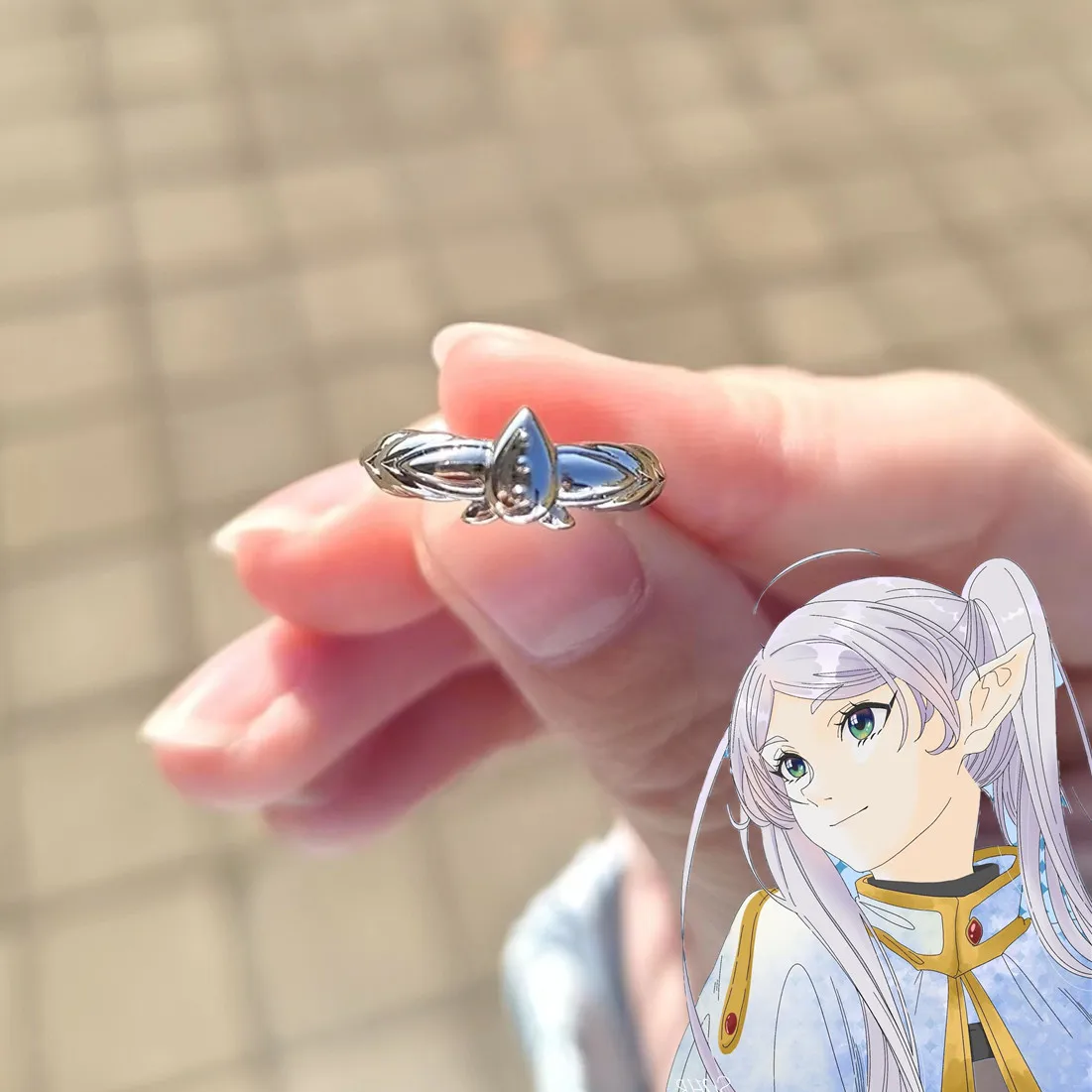Anime-Frieren-Rings-Cosplay-Frieren-Jewelry-Prop-Accessories-Ring-Metal ...