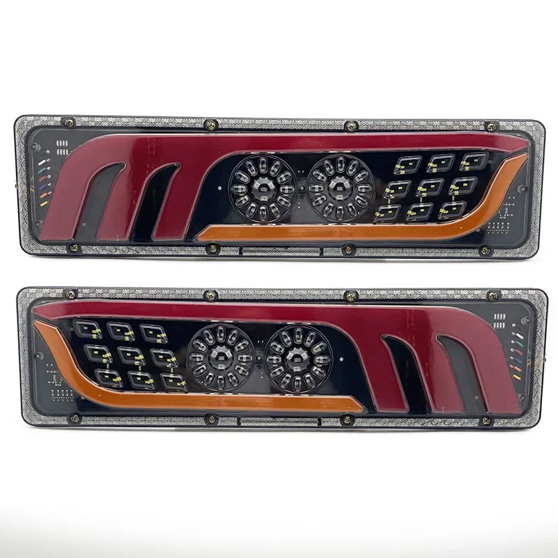 2pcs-12V24V-LED-Tail-Lights-Trailer-Taillight-Tractor-Rear-Light-Truck ...
