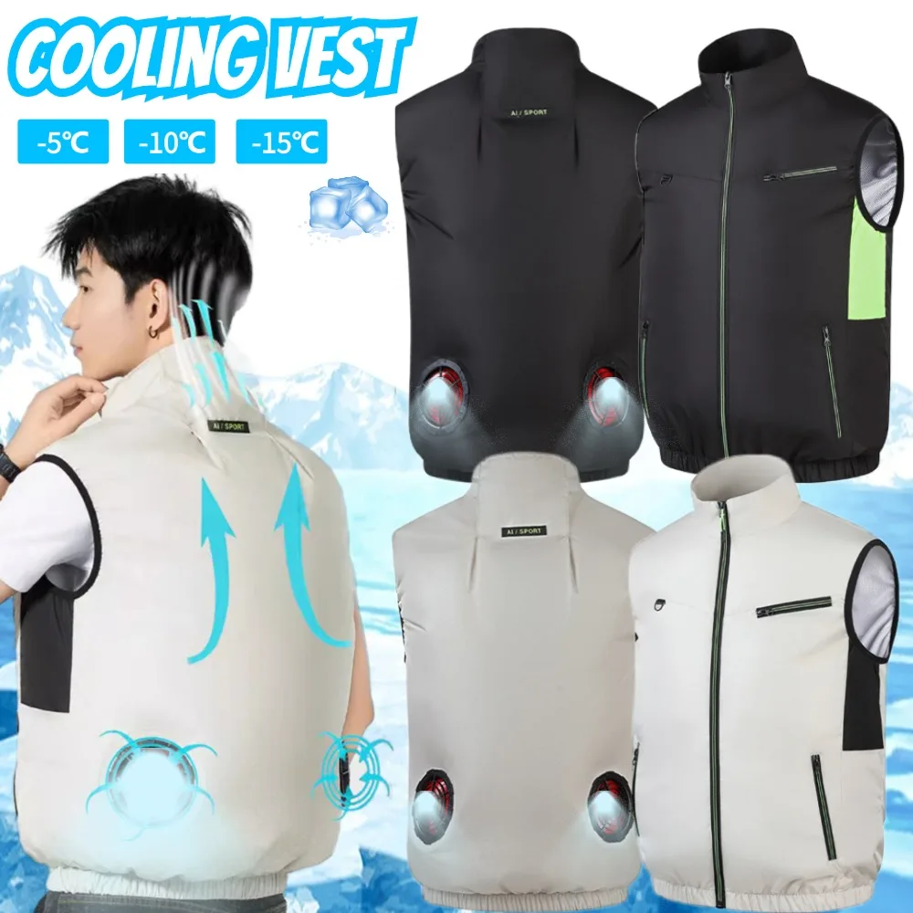 Cool-Vest-Wearable-Cooling-Fan-Vest-Air-conditioned-Clothes-Hiking ...