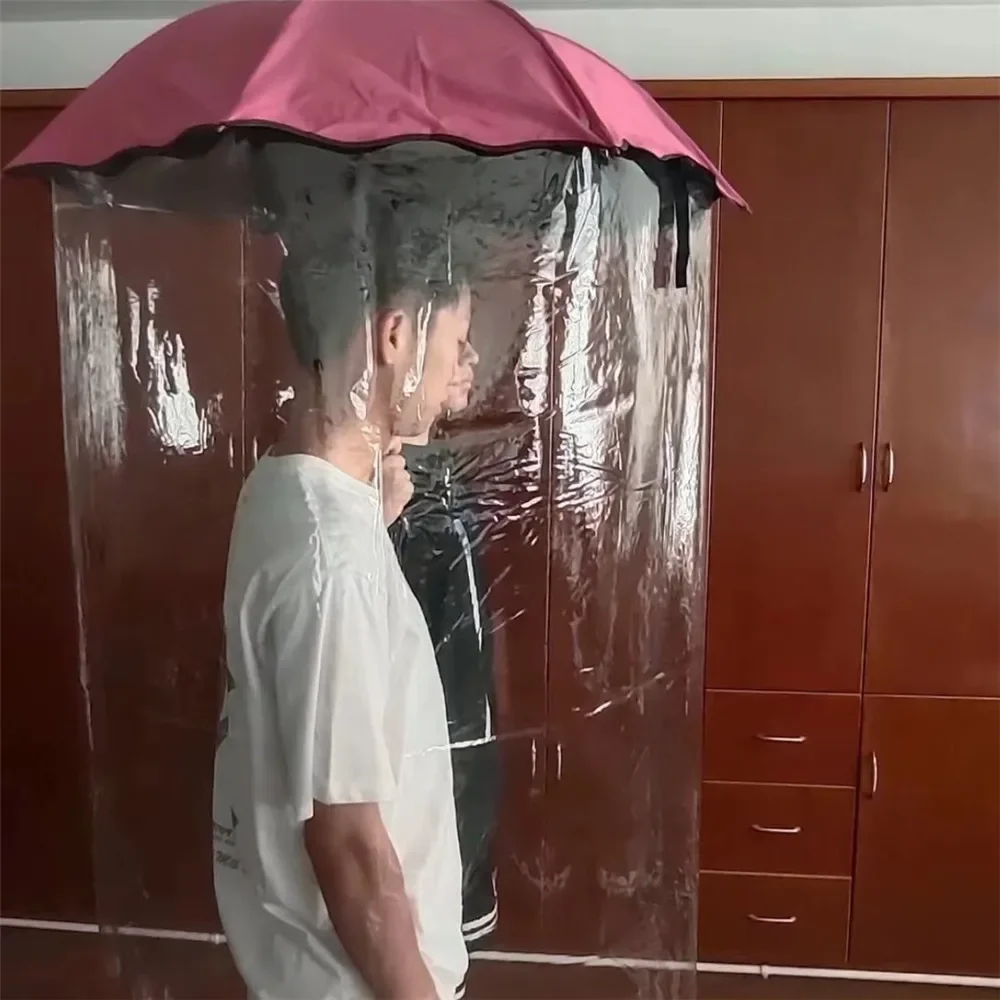 New-UV-Splash-proof-Umbrella-with-Rainproof-Cloth-Detachable-Raincoat ...