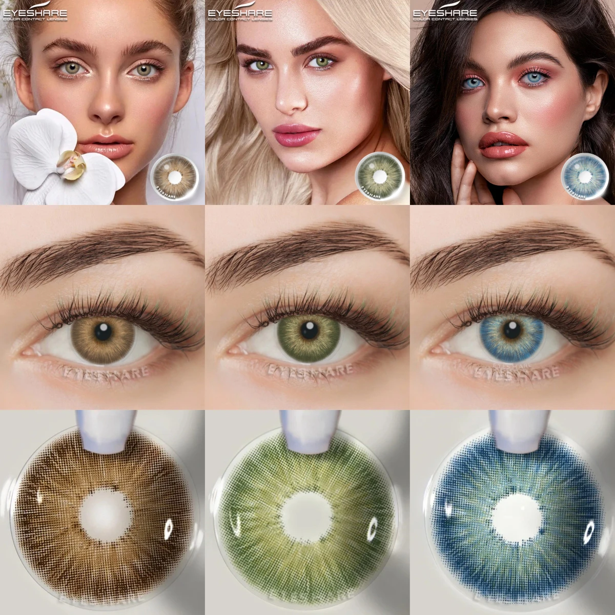Silver Eye Color Contacts