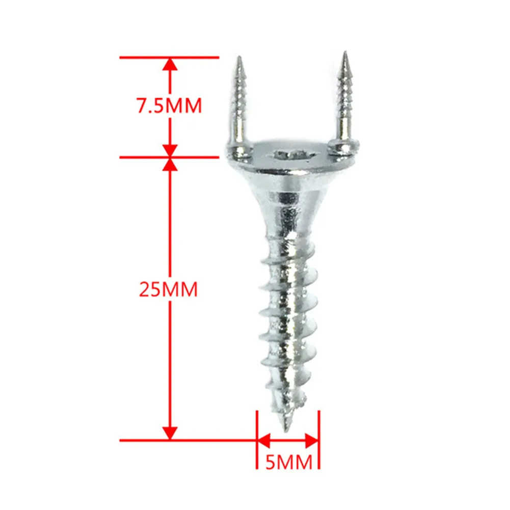 50Pcs Double-Headed Self-tapping Screws Solid Wood, 50% OFF