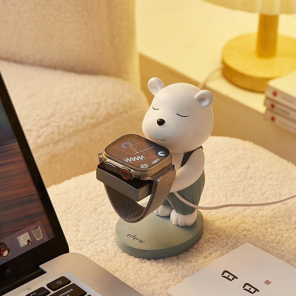 Cartoon-Cute-Bear-Watch-Charger-Bracket-Charging-Base-Bedroom-Entrance ...