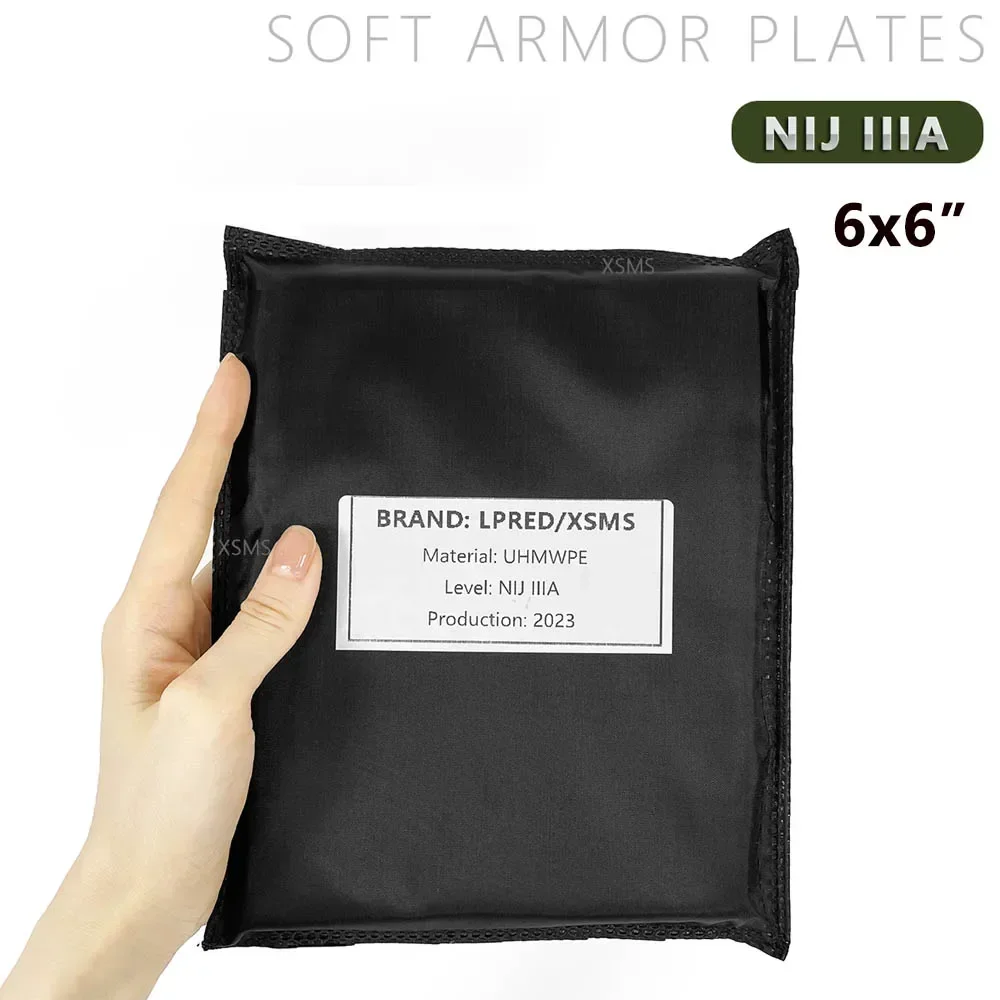NIJ-IIIA-Mini-6x6-Armor-Plate-NIJ-IIIA-3A-Lightweight-Soft-Armor-Panel ...