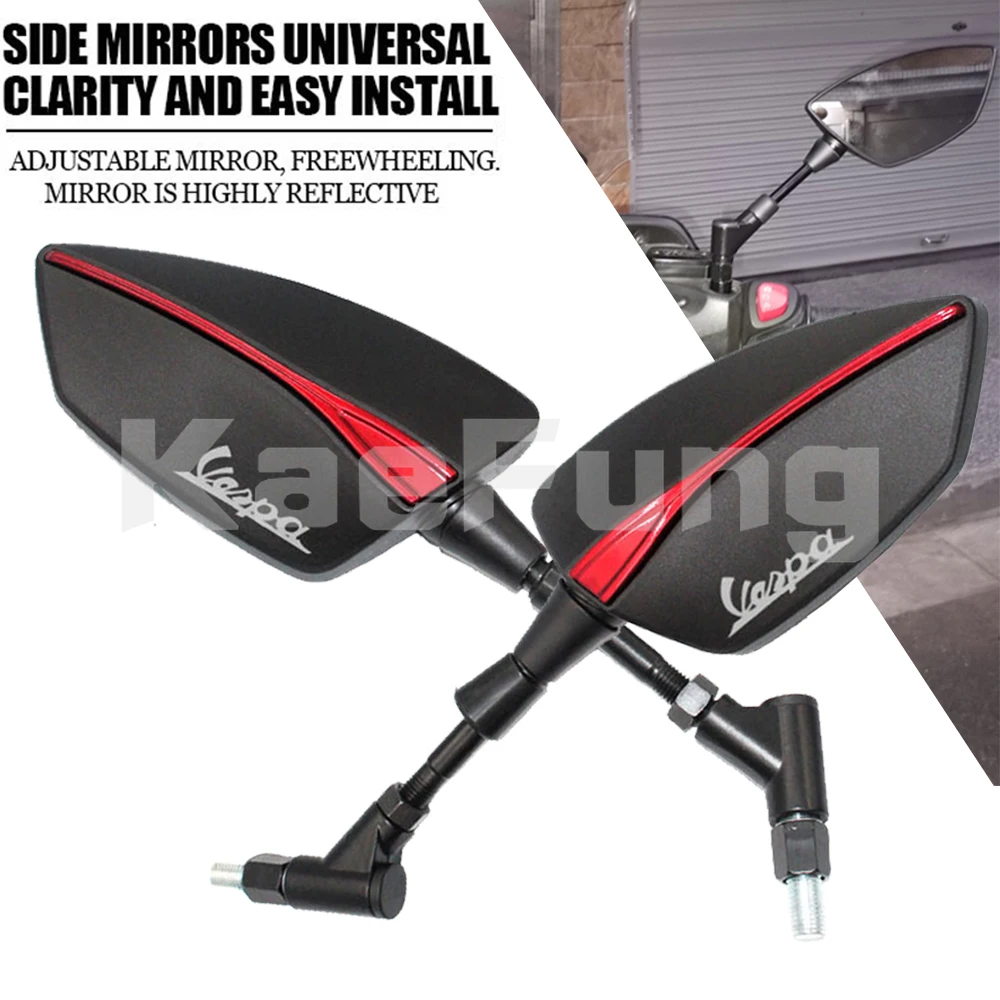 Motorcycle Rearview Mirrors For Vespa Piaggio M8/10 Scooter Accessories ...