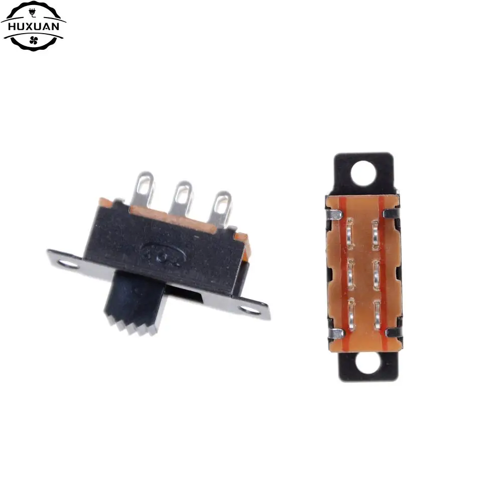 10-Pcs-2-Position-DPDT-2P2T-Panel-Mount-Vertical-Slide-Switch-6-Pin-0 ...