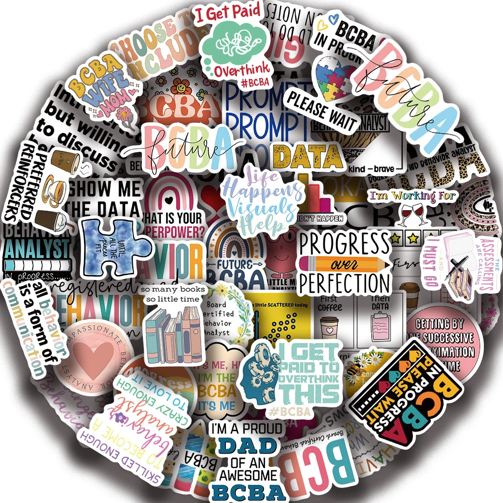 50pcs-BCBA-Cartoon-Stickers-Totem-Decals-DIY-Luggage-Laptop-Phone-Car ...