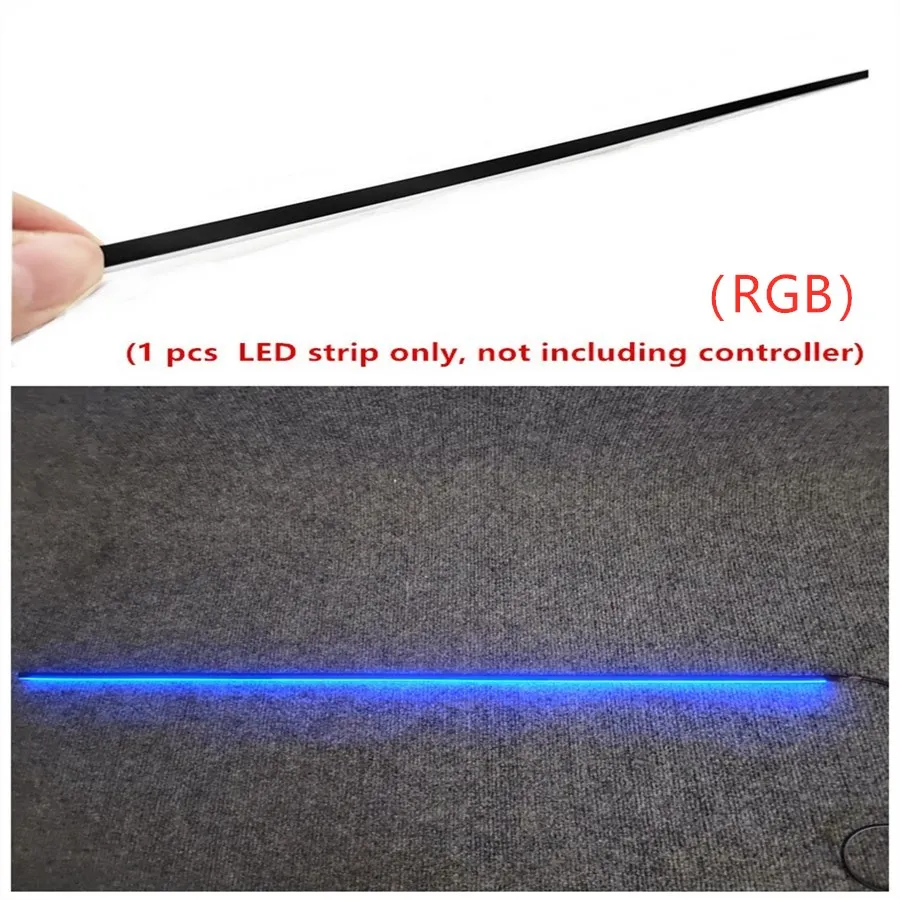For-Car-Ambient-Light-Strip-64-RGB-Color-Acrylic-Strips-Full-Colors-Car ...