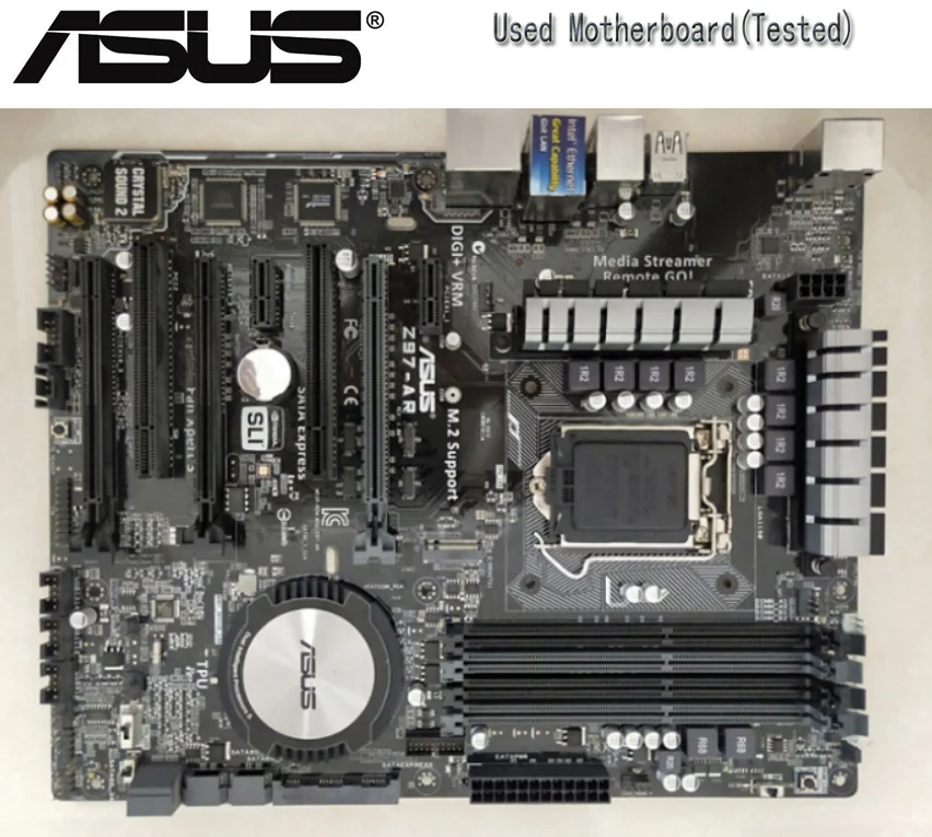 Asus Z97 AR Desktop Motherboard Z97 LGA 1150 DDR3 32GB USB2.0 USB3.0 ...