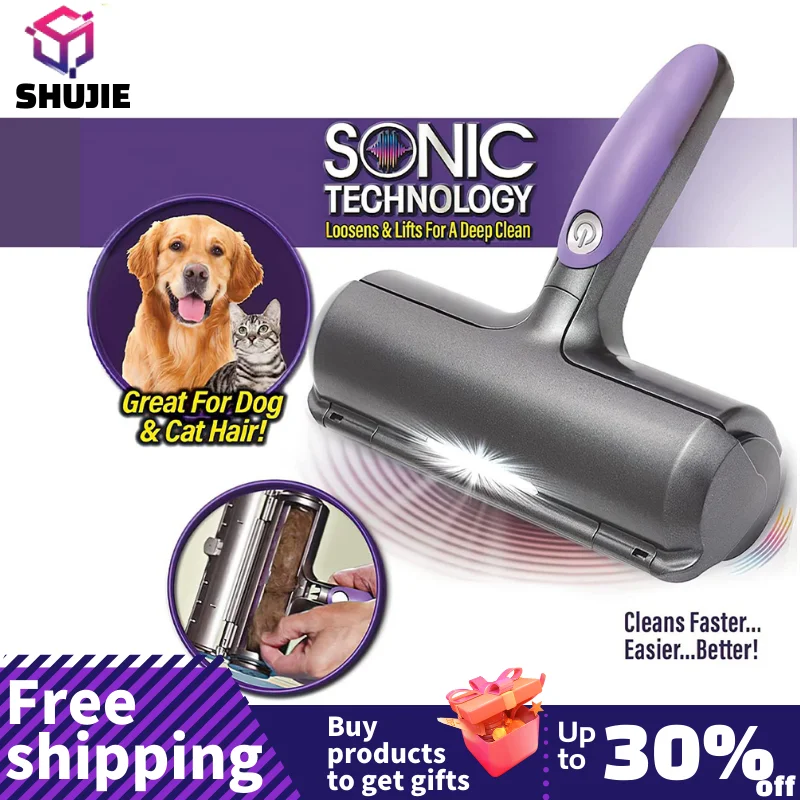 Pet Hair Remover Roller Remover Cleaning Brush Fur Remover Dog Cat ...