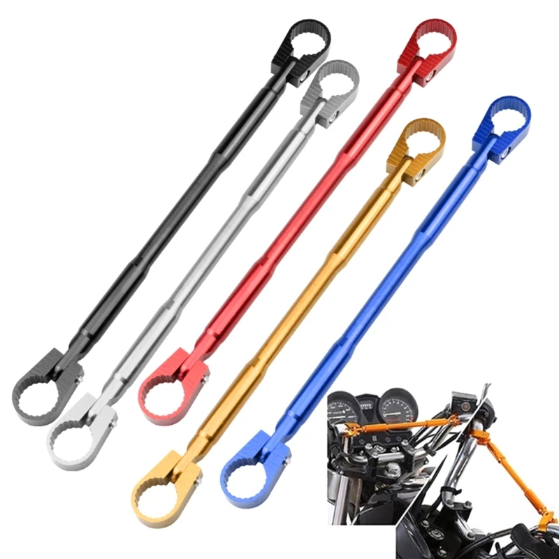 Motorcycle Bar Aluminum Alloy Bar Handlebar Motorbike Reinforce Lever ...