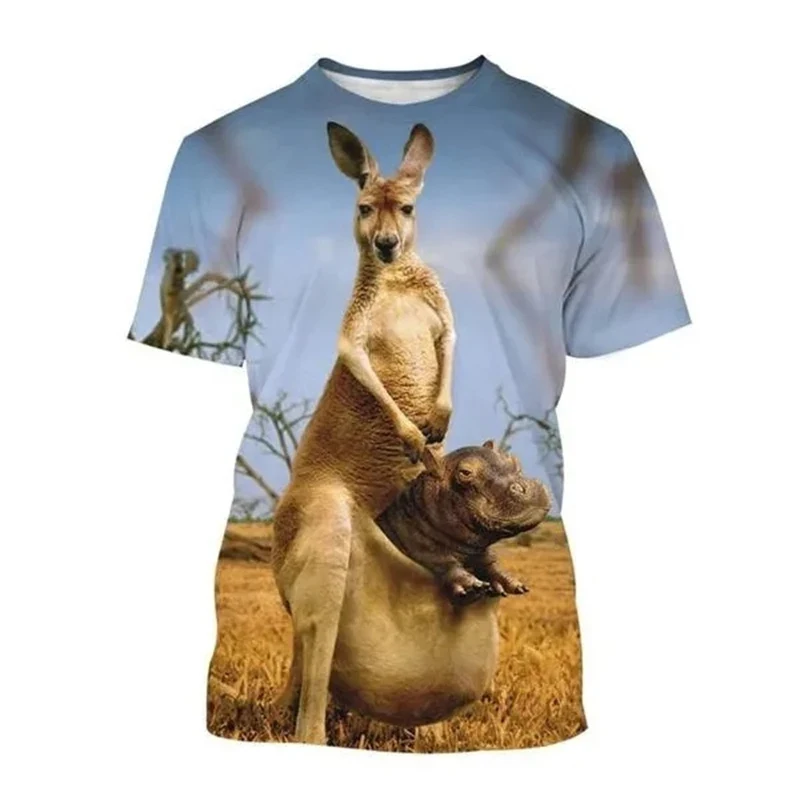 Camisetas-divertidas-de-canguro-para-hombres-y-mujeres-ropa-de-calle ...
