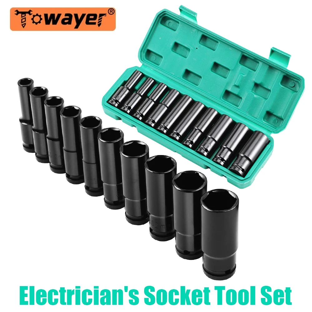 10-Piece-Impact-Socket-Set-8-24mm-Size-Socket-1-2-Inch-Power-Socket ...