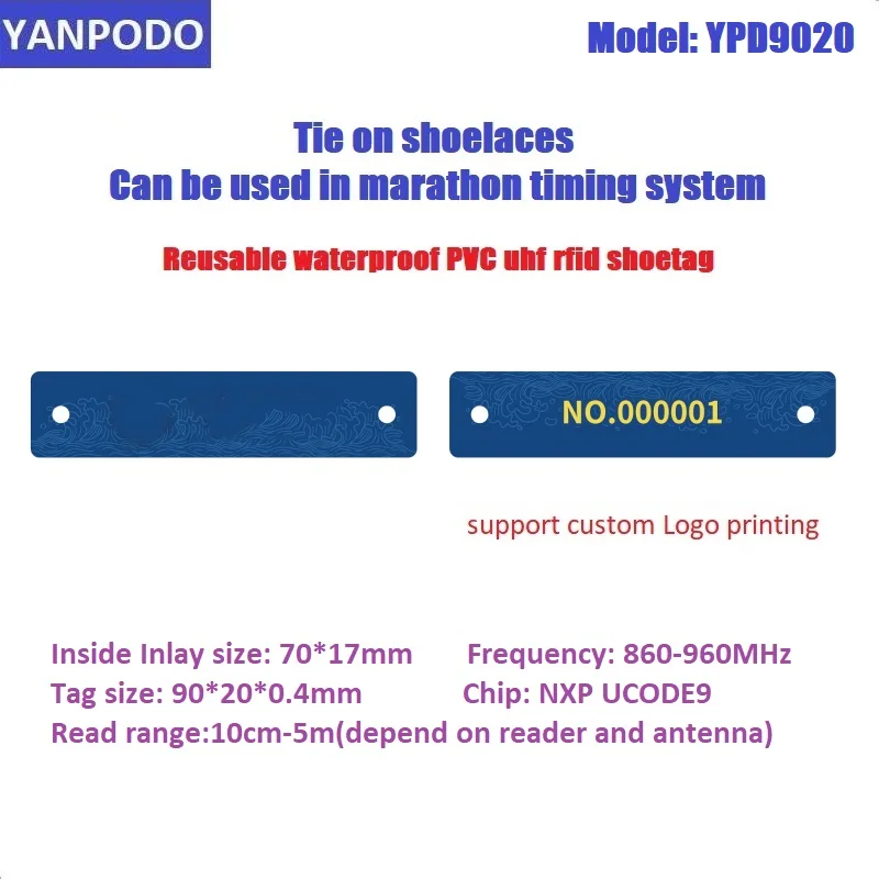YANPODO-UHF-RFID-Long-Read-Range-10cm-5m-PVC-Waterproof-Reusable-Shoe ...