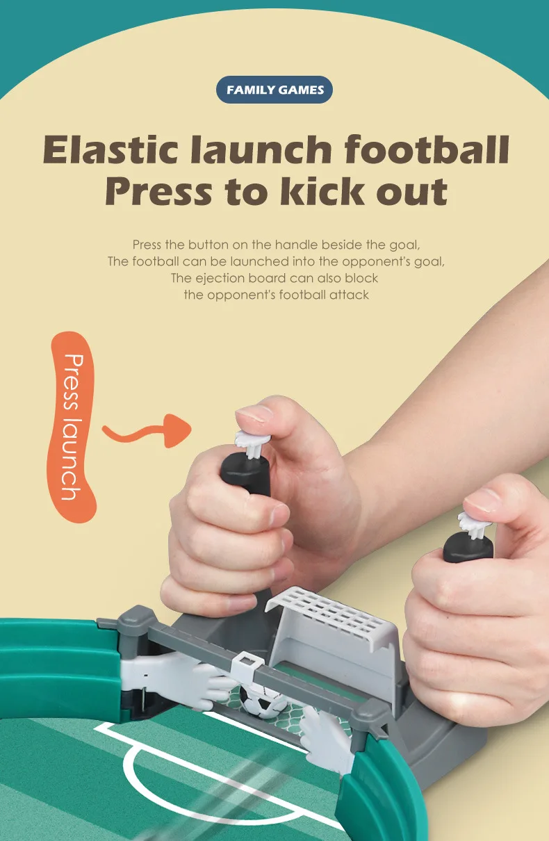 Table Football Game Board Match Toys, Two-Person Football Game Kids Table Game, Parent-child ...