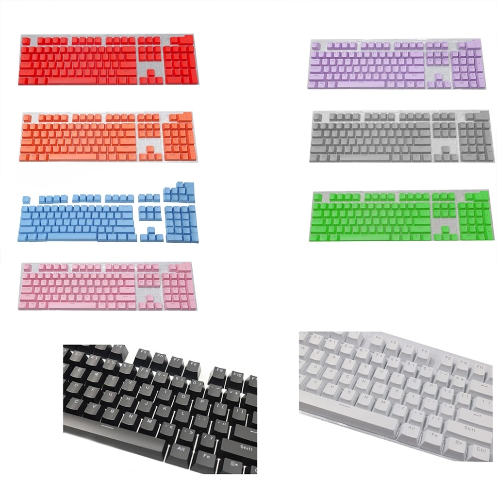 Only-Keycap-104pcs-ABS-Backlit-Keycap-OEM-Profile-Translucent-Two-color ...