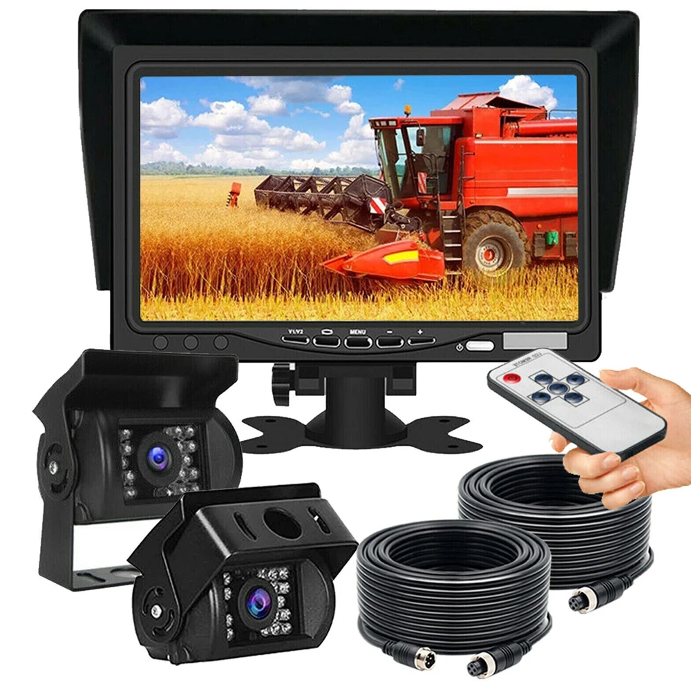 7-inch-LCD-Monitor-Backup-Camera-Kit-Reversing-Rear-View-Camera-for ...