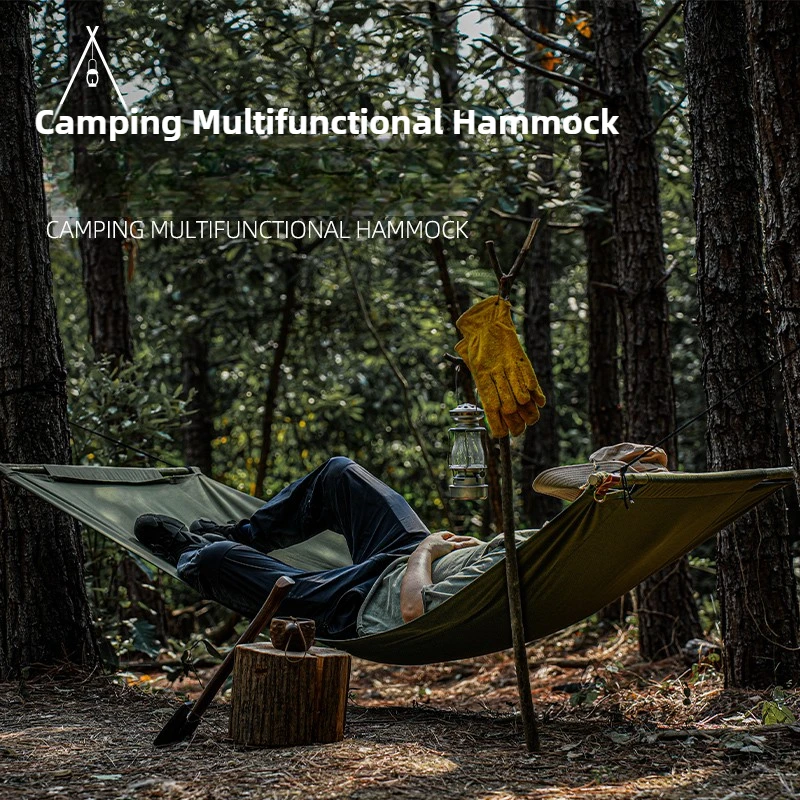 Bushcraft Multi-purpose Hammock, Outdoor Camping, Camp Bed, TC Cotton ...