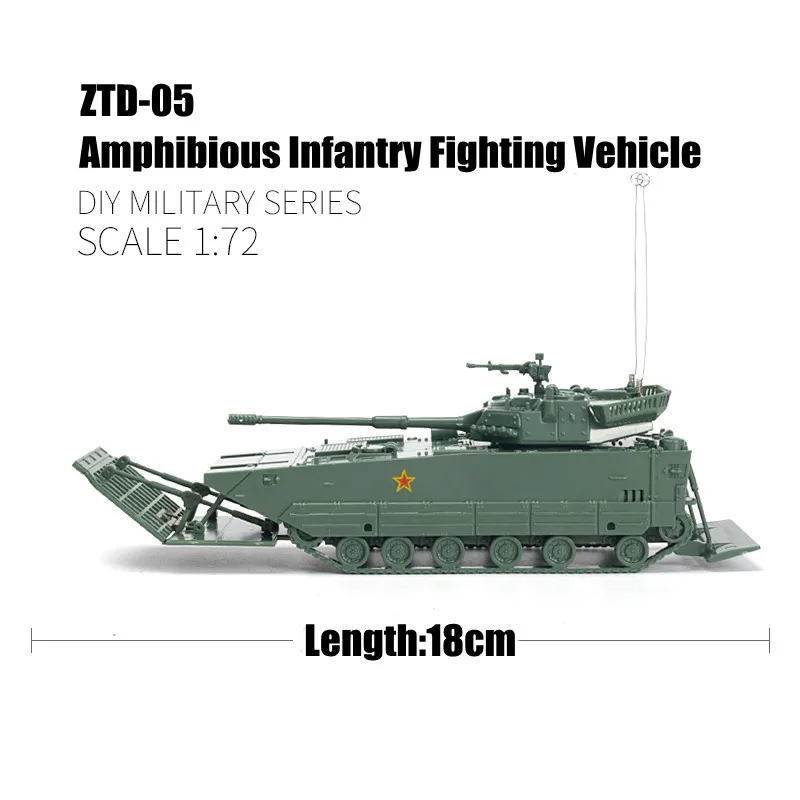 Scale 1:72 Miniature Military Battle Tank Vehicle Assembly Model Kid ...