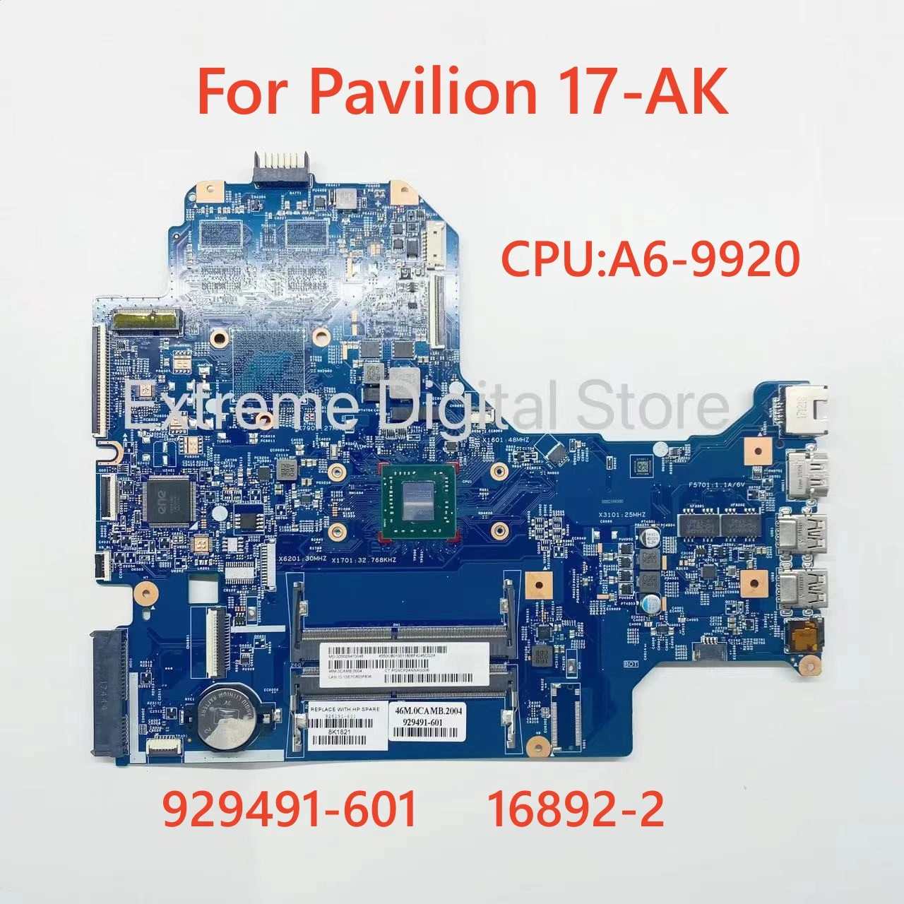 926191 601 926191 501 926191 001 Mainboard For HP 17 AK 16892 2 Laptop ...